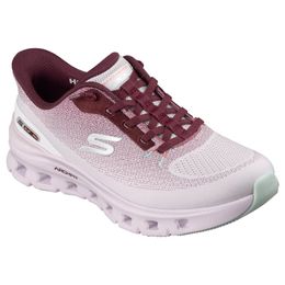 Slip-On Sneaker Skechers "ARCH FIT GLIDE-STEP PRO", Herren, Gr. 37, lavendel, Synthetik, Textil, Schuhe, Freizeitschuh, Halbschuh, Slipper mit komfortabler ArchFit-D&auml;mpfung