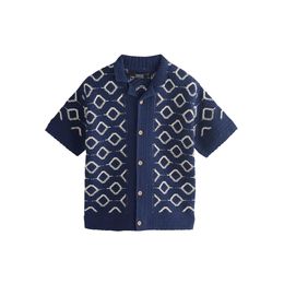 next Shirt Jungen Gr&ouml;&szlig;e 104 navy / wei&szlig;