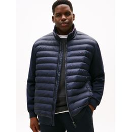 Tommy Hilfiger Big & Tall Herren Sweatjacke "BT-MIX MEDIA STAND CLLR-B", blau, Gr. XXXL, TOMMY HILFIGER BIG & TALL, Sweatware, Obermaterial: 72% Baumwolle, 28% Polyester.