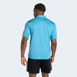 Herren Poloshirt "WE BAS POLO", blau, Gr. M, adidas Performance, Obermaterial: 100% Polyester, Shirts