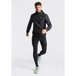 asics Herren Laufjacke "asics CORE JACKET", schwarz, Gr. S, Obermaterial: 100% Polyester, Jacken, &Uuml;bergangsjacke
