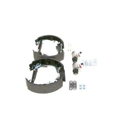 Bosch Bremsbackensatz KIT SUPERPRO 0 204 114 630 hinten rechts links vormontiert 19,05mm f&uuml;r OPEL