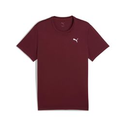 Trainingsshirt Puma "M TAD ESSENTIAL POLY TEXTURE TEE", Herren, Gr. XXL, rot (ruby shimmer), Web, Obermaterial: 100% Polyester, regular fit normal, Rundhals, Shirts Trainingsshirt, ergonomische Cutlines, Kurzarm, f&uuml;r Sportmode und aktive Workouts