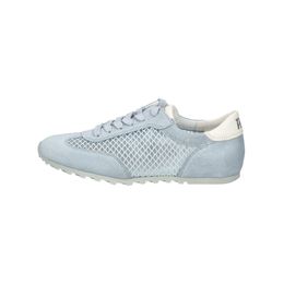 Paul Green Damen Schn&uuml;rschuh "Paul Green Sneaker Veloursleder/Textil", Gr. 37blau, Textil, Veloursleder, Schuhe