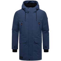 STONE HARBOUR Herren Wintermantel "Kitraan XX"dunkelblau, Gr. S, Obermaterial: 100% Polyester. Innenfutter: 100% Polyester. Wattierung: 100%