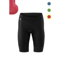 Gonso Damen Fahrradhose "SITIVO W", rot, Gr. 50, 65% Polyamid, 35% Elasthan, Hosen, Damen Radhose, Radlerhose mit speziellem Sitzpolster, Tight Fit