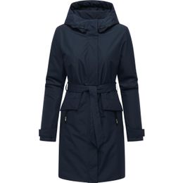 Ragwear Damen Kurzmantel "Horatia Warm YOUMODO"navy, Gr. S, Obermaterial: 100% Polyester. Innenfutter: 100% Polyester. Wattierung: 100% Polyester,