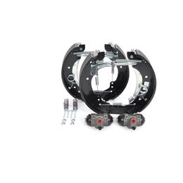 Bosch Bremsbackensatz KIT SUPERPRO 0 204 114 539 hinten rechts links vormontiert 27mm f&uuml;r PEUGEOT CITRO&Euml;N 42413W 42412W 42417R