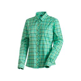 Maier Sports Damen Funktionsbluse "Kendra L/S W"smaragd, Gr. 36, 97% Polyester, 3% Elasthan, Blusen, Damen Bluse, leichte Langarmbluse, Blusen-Shirt,