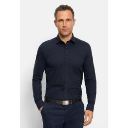 OLYMP Herren Businesshemd "OLYMP Level Five 24/Seven, body fit, New York Kent mit extra langem Arm", blau, Gr. 41, 92% Baumwolle, 8% Elasthan, Hemden