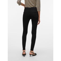 V&eacute;ro Moda VERO MODA Damen High-waist-Jeans "VMSOPHIA", schwarz, Basic, Gr. M, unifarben, Jeans, Obermaterial: 90% Modal, 8% Polyester, 2% Elasthan, Jeans, aus