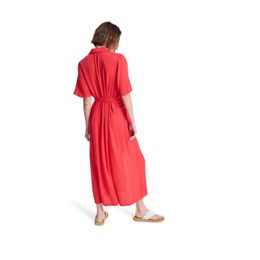 Roxy Damen Sommerkleid "Island Escape Solid"hibiscus, Gr. M, Obermaterial: 100% Viskose., Kleider