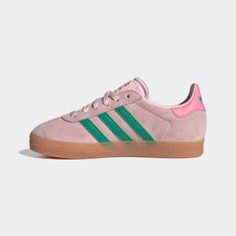 M&auml;dchen Sneaker "GAZELLE KIDS", adidas originals, Gr. 33, rosa, Leder, Synthetik, Schuhe, f&uuml;r Kinder