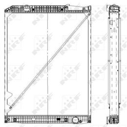 NRF K&uuml;hler, Motork&uuml;hlung 519578 Universal f&uuml;r MERCEDES-BENZ A9425002903 9425002903 A9425002803