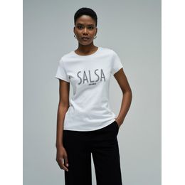 Salsa Jeans T-shirts Damen Gr&ouml;&szlig;e S wei&szlig;