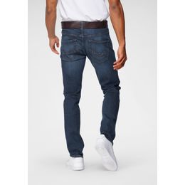 H.I.S. H.I.S Herren Straight-Jeans "DALE", blau, Gr. 34, Abriebeffekte, Denim/Jeans, Obermaterial: 91% Baumwolle, 7% Polyester, 2% Elasthan, Jeans, gerades