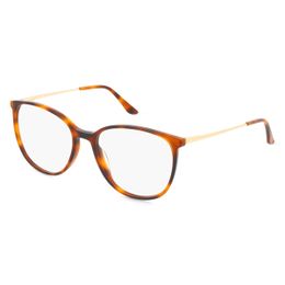Fielmann ABC 090 FLEX CL ANDREA Brille Damen | Fassung: Vollrand, Panto, Havanna Gold