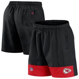 Sporthose Fanatics "Fanatics Short Kansas City Chiefs Woven", Herren, Gr. M, US-Gr&ouml;&szlig;en, schwarz, Popeline, 100% Nylon, Hosen Sporthose
