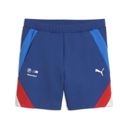 Sporthose Puma "BMW M MOTORSPORT Sportswear Shorts Jugendliche", M&auml;dchen, Gr. 128, Normalgr&ouml;&szlig;en, pro blau m color, Obermaterial: 68% Baumwolle, 32% Polyester. Einsatz: 72% Baumwolle, 28% Polyester. Vorderer Einsatz: 28% Polyester, 72% Baumwolle. Seitentasche &ndash; Oben: 100% Baumwolle. Seitentasche &ndash; Unten: 68% Baumwolle, 32% Polyester, regular fit, Hosen Sporthose