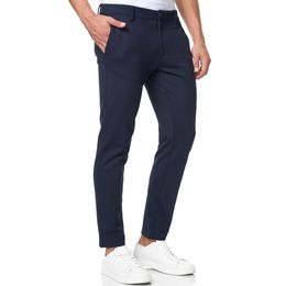 INDICODE Herren Anzughose "INRoedekro", blau, Gr. 36, unifarben, Web, Obermaterial: 65% Viskose, 30% Polyamid, 5% Elasthan, Hosen, gepflegter Look