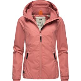 Ragwear Damen Outdoorjacke "Dizzie", rosa, Gr. L, Au&szlig;enmaterial: 100% Polyester. Innenfutter: 100% Polyester, Jacken, Wasserdichte &Uuml;bergangsjacke mit