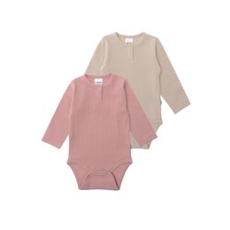 Liliput M&auml;dchen Body, Gr. 74, braun, 95% Baumwolle, 5% Polyester, unifarben, Bodys, mit praktischen Druckkn&ouml;pfen