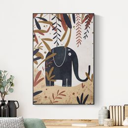 Akustik-Wechselbild Elefant im Dschungel