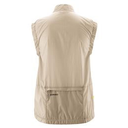 Gonso Damen Funktionsweste "Adventure Vest Wind W"cream, Gr. 48, 90% Polyamid, 10% Polyester, Westen, Damen Weste, leichte und winddichte