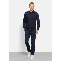 OLYMP Herren Businesshemd "OLYMP Level Five 24/Seven, body fit, New York Kent mit extra langem Arm", blau, Gr. 42, 92% Baumwolle, 8% Elasthan, Hemden