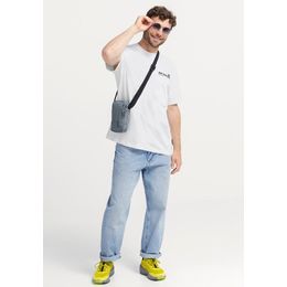 Jack Wolfskin Herren T-Shirt "CONFIDENT T M"trail, starkwei&szlig;, Gr. L, Obermaterial: 100% BAUMWOLLE, Shirts
