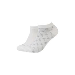 JOOP! JOOP Herren Sneakersocken "Sneakersocken premium essentials 2er Pack", Gr. 43paloma, 70% Baumwolle, 28% Polyester, 2% Elasthan, gemustert, Socken,