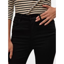 V&eacute;ro Moda VERO MODA Damen High-waist-Jeans "VMSOPHIA", schwarz, Basic, Gr. XS, unifarben, Jeans, Obermaterial: 90% Modal, 8% Polyester, 2% Elasthan, Jeans, aus