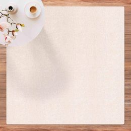 Bilderwelten Kork-Teppich Unifarben weiss Korkmatte - Polarwei&szlig; - Deko Wohnzimmer Schlafzimmer