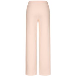 H.I.S. H.I.S Damen Relaxhose, Gr. 44, rosa, angeraute Sweatware, Obermaterial: 50% Polyester, 30% Viskose, 20% Baumwolle, unifarben, Basic, Hosen, mit