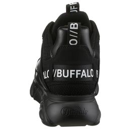 Buffalo Herren Plateausneaker "CLD CHAI", Gr. 42, schwarz, Lederimitat, Nubuklederimitat, Textil, Schuhe, Chunky Sneaker, Halbschuh, Schn&uuml;rschuh mit