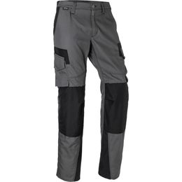 K&Uuml;BLER K&Uuml;BLER Herren Arbeitshose "Bund", grau, Gr. 52, Obermaterial: 65% Polyester PES. 35% Baumwolle CO., Hosen