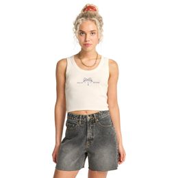 Billabong Damen Tanktop "Grab Some Shade", wei&szlig;, Gr. XS, Obermaterial: 100% Baumwolle., Tops