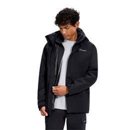 Berghaus Herren 3-in-1-Funktionsjacke "HILLWALKER 2.0 GEMINI 3IN1 JACKET", schwarz, Gr. S, Obermaterial: 100% Polyester. Futter: 100% Polyester,
