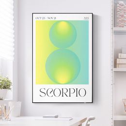 Akustik-Wechselbild Skorpion - Neon Poster