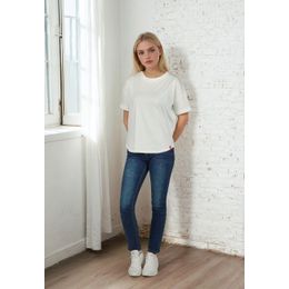 SALZHAUT Damen T-Shirt "Shirt LEEV", wei&szlig;, Gr. L, Obermaterial: 100% Baumwolle CO., Shirts