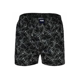 Happy Shorts Herren Webboxer "Web-Boxershorts 1er Pack", Gr. XL, bunt, Obermaterial: 100% Baumwolle CO., Unterhosen