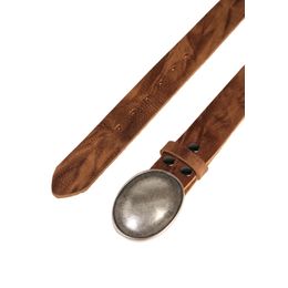 Damen Lederg&uuml;rtel "Wechselg&uuml;rtel", braun, Gr. 85, RETTUNGSRING G&Uuml;RTEL, B&uuml;ffelleder, G&uuml;rtel