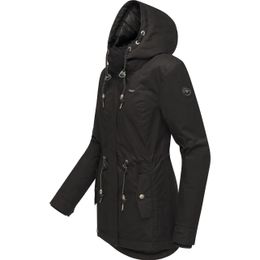 Ragwear Damen Winterjacke "Monadis Black Label", gelb, Gr. XXXL, Au&szlig;enmaterial: 65% Polyester, 35% Baumwolle. Innenfutter: 100% Polyester.