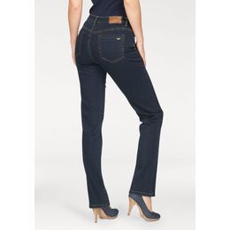 Arizona Damen Gerade Jeans "Curve-Collection", blau, Basic, Gr. 38, clean, Jeans, Obermaterial: 99% Baumwolle, 1% Elasthan, Jeans, hohe Leibh&ouml;he,