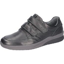 Waldl&auml;ufer WALDL&Auml;UFER Herren Klettschuh "K-FABIAN", Gr. 7, schwarz, Nappaleder, unifarben, Schuhe, Halbschuh, Sneaker, Bequemschuh in Komfortweite H (=sehr weit)