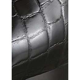 Ara Damen Pumps "GRAZ", Gr. 6,5, schwarz, Lackleder, Reptilienpr&auml;gung, gl&auml;nzend, Schuhe, Abendschuh, Festtagsschuh, Blockabsatz, mit Reptilpr&auml;gung