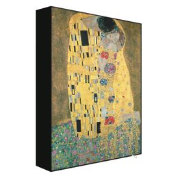 Bilderwelten Akustik-Wechselbild Gustav Klimt - Der Ku&szlig;