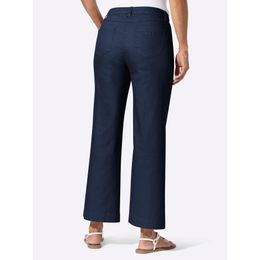 Inspirationen Damen 7/8-Jeans, blau, Gr. 42, unifarben, 78% Baumwolle, 20% Polyester, 2% Elasthan, Jeans