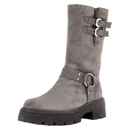Gabor Damen Stiefel "Gabor Stiefel Veloursleder", Gr. 40, braun, Veloursleder, Schuhe
