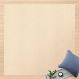 Bilderwelten Kork-Teppich Unifarben beige Korkmatte - Kaschmir - Deko Wohnzimmer Schlafzimmer